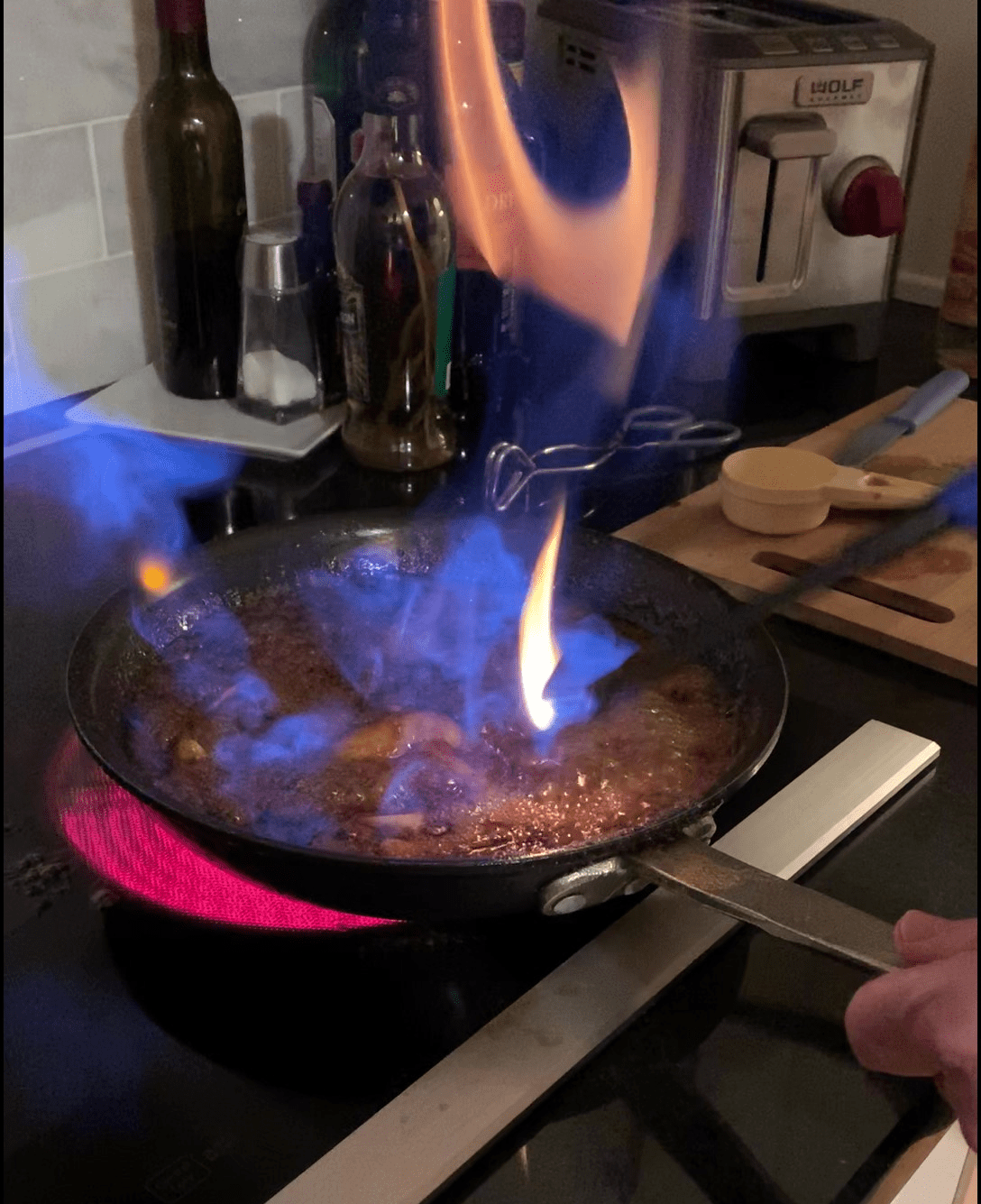 Play with Fire and Flambe Bananas Foster - Cook Savor Celebrate