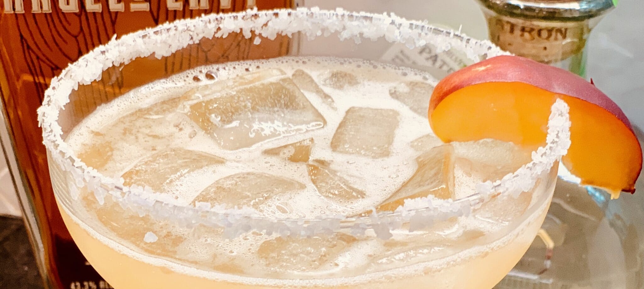 Delicious Peach Margarita - Cook Savor Celebrate