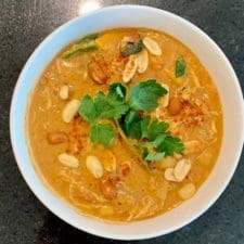 African Peanut Butter Soup - Cook Savor Celebrate