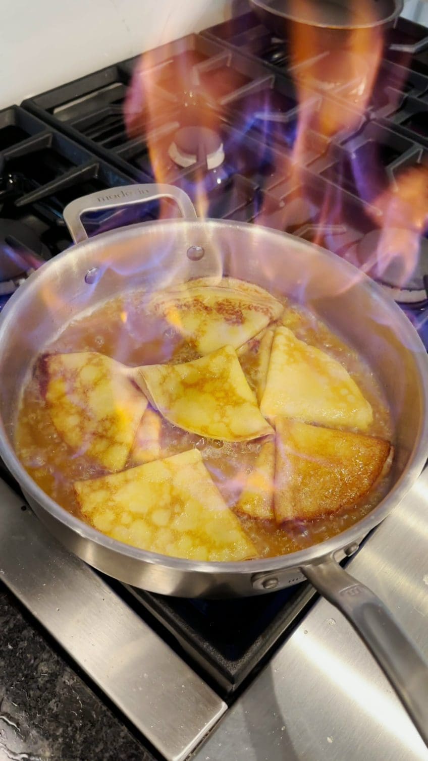 Crepes Suzette - Cook Savor Celebrate