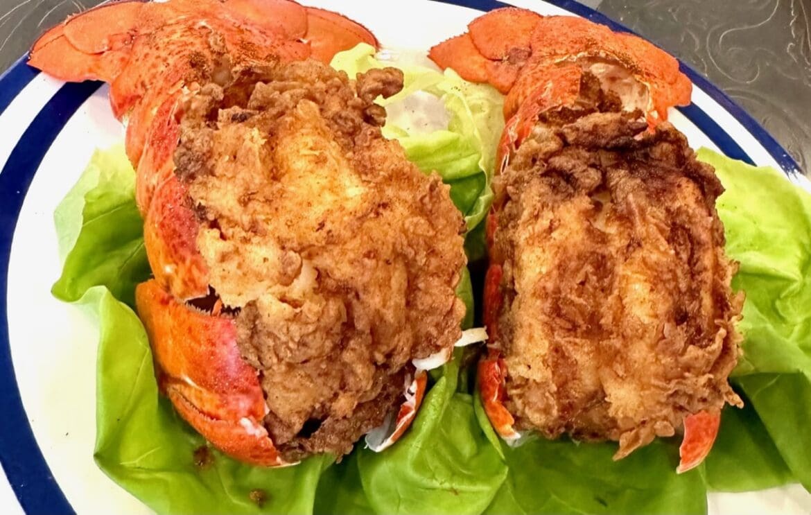 Twin Fried Lobster Tails - Cook Savor Celebrate