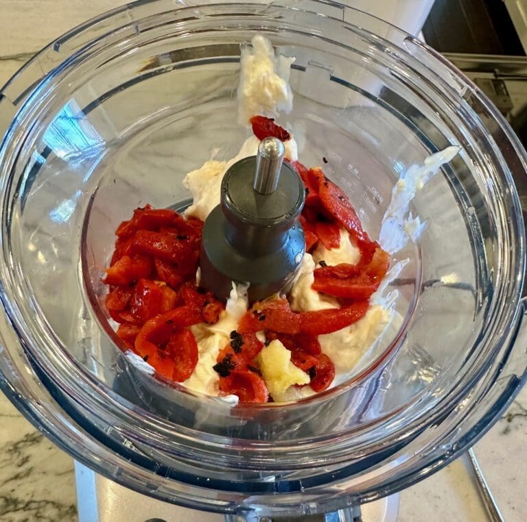 Roasted Red Pepper Aioli - Cook Savor Celebrate